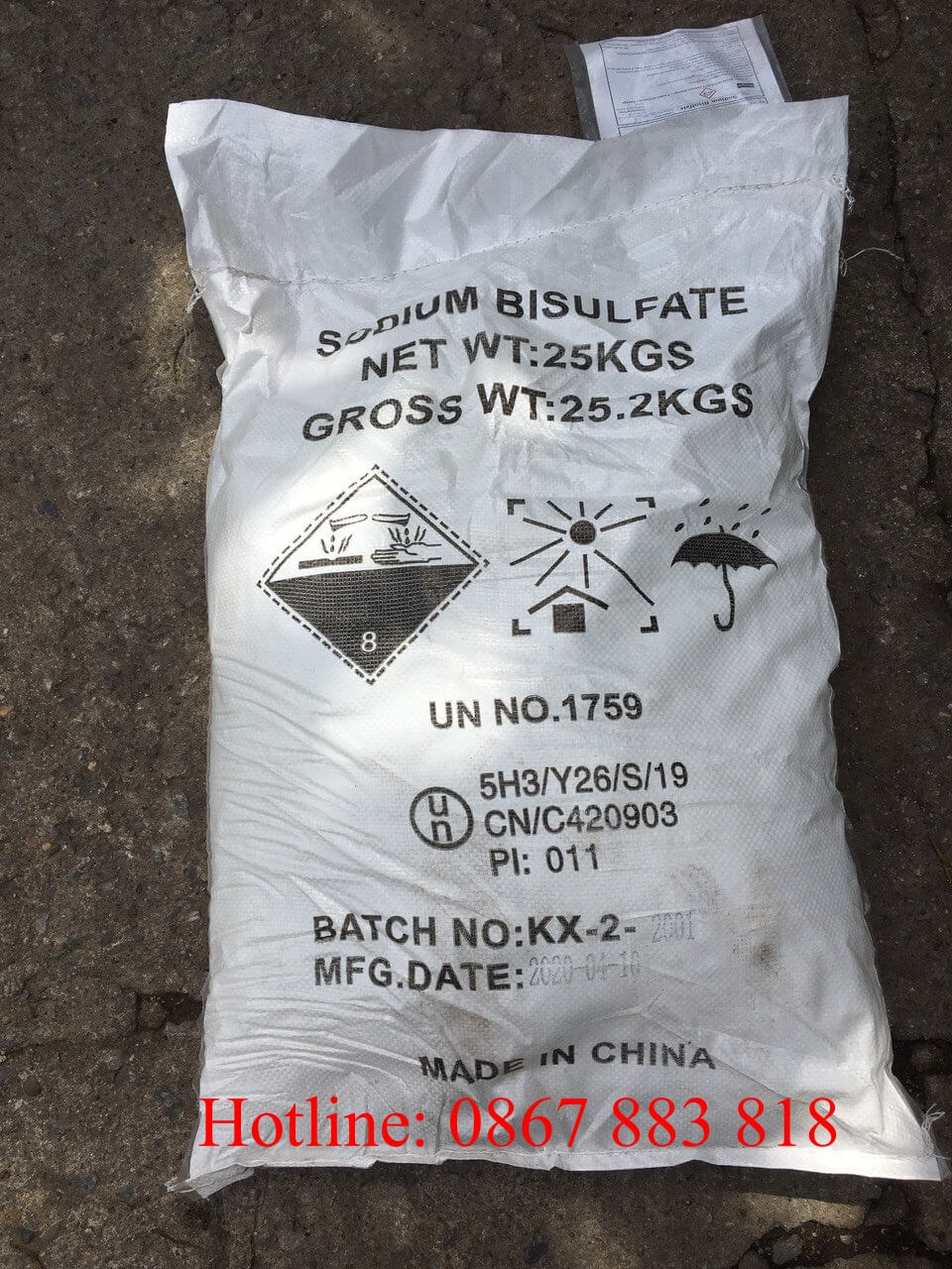 Natri hydro sunphat - NaHSO4 - Sodium bisulfate công nghiệp - Công Ty ...