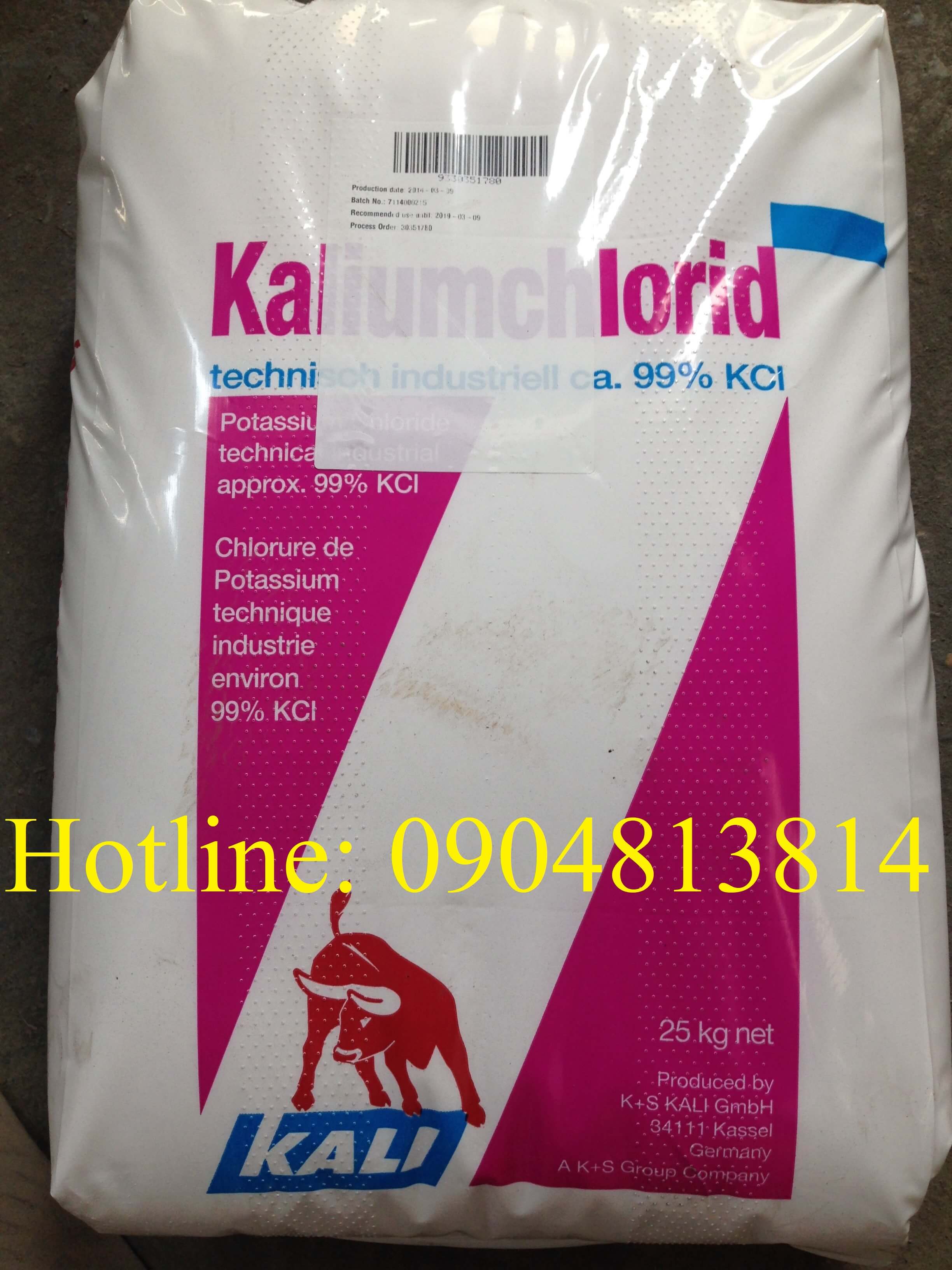 Kali clorua – KCl – Potassium chloride - Công Ty TNHH Spchemical